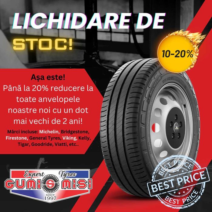 Lichidare de stoc Anvelope 14" 15" 16" 17" 18"19" 20"promotie anvelope Salonta • OLX.ro