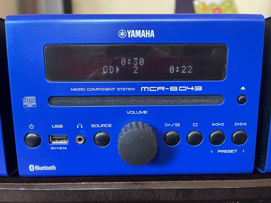 YAMAHA MCR-B043 micro система CD колони дистанционно MP3 USB Bluetooth гр. София Младост 1А • OLX.bg