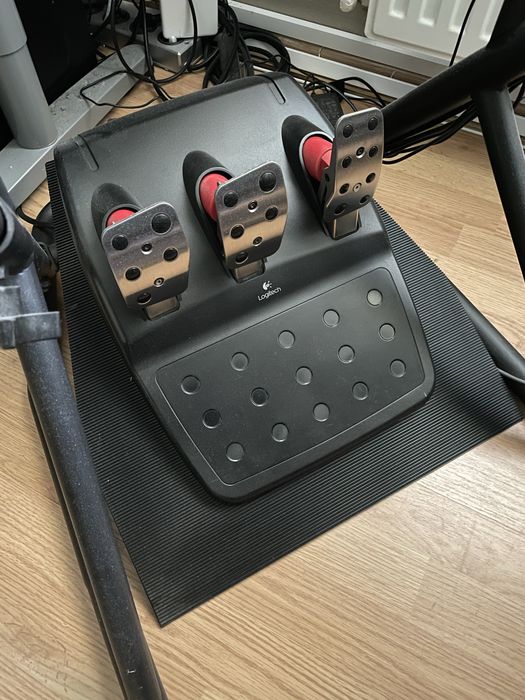 Sistem gaming racing cockpit/seat/scaun Obutto si volan Logitech G27 ...