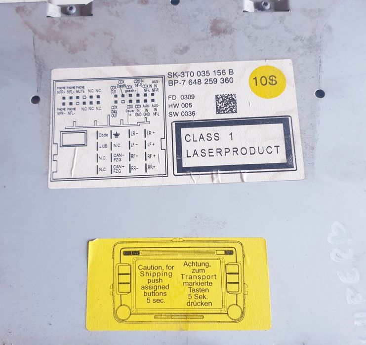 Radio cd player Skoda Superb Arad • OLX.ro