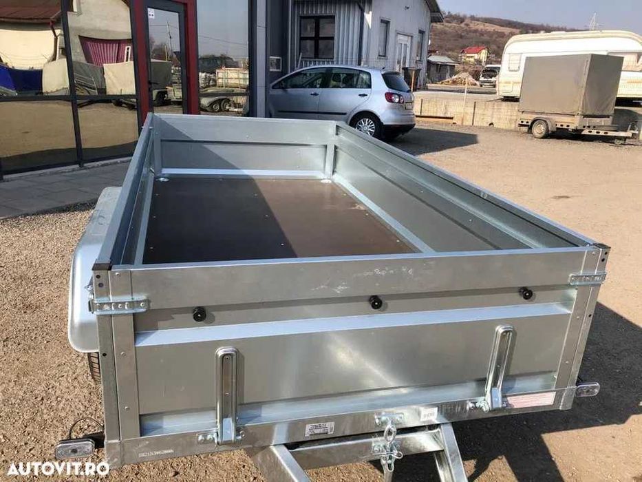 Remorca 2 axe/remorca 750 kg /remorca auto/Neptun PRO 263/129/45 Cluj ...