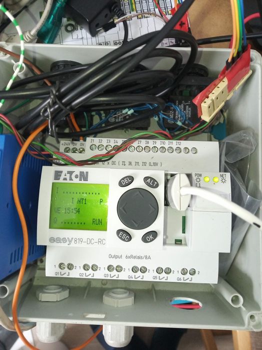 PLC Eaton Easy 819 automat releu programabil cu extensie si cab ...