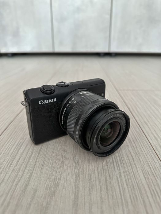 Aparat Foto Canon M200 Mirrorless 4K Kit + Obiectiv 15-45mm F3.5-6.3 ...
