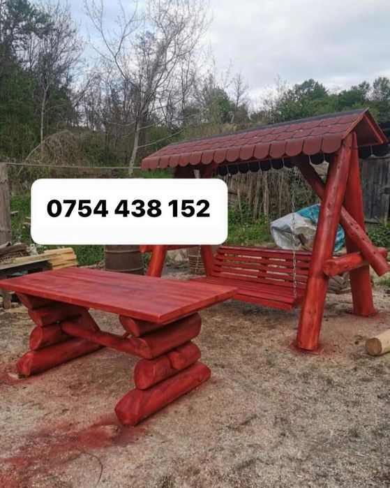 Leagane si mese din brad Alexandria • OLX.ro