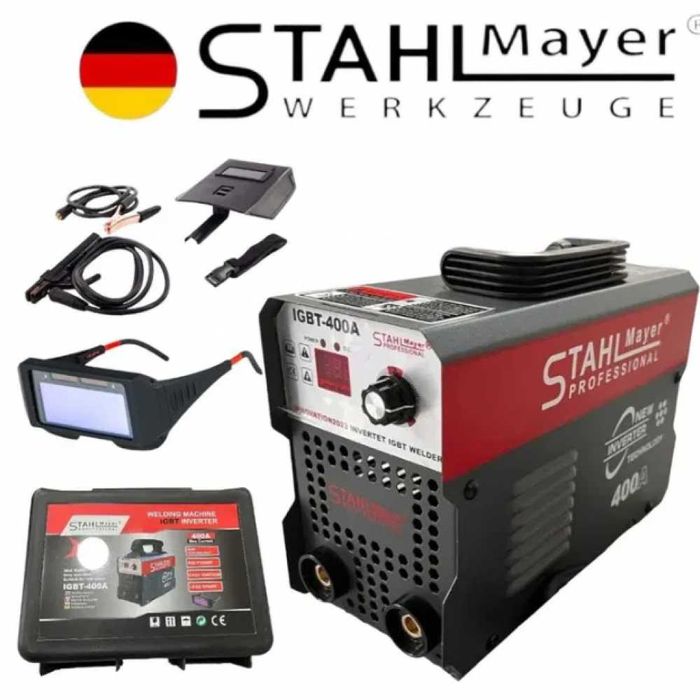 Инверторен електрожен 400A + Очила за заваряване StahlMayer гр. Асеновград • OLX.bg