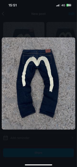 Evisu daicock big m vintage y2k opium carti archive undercover jeans ...