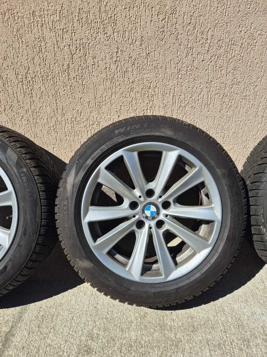 Roti aliaj cu cauciucuri iarna 225/55/17 (BMW Seria 5) Targoviste • OLX.ro