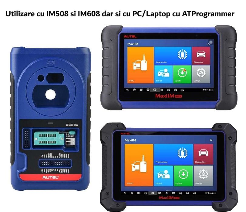 Programator Autel XP400PRO bi-direcțional de chei și instrument IMMO ...