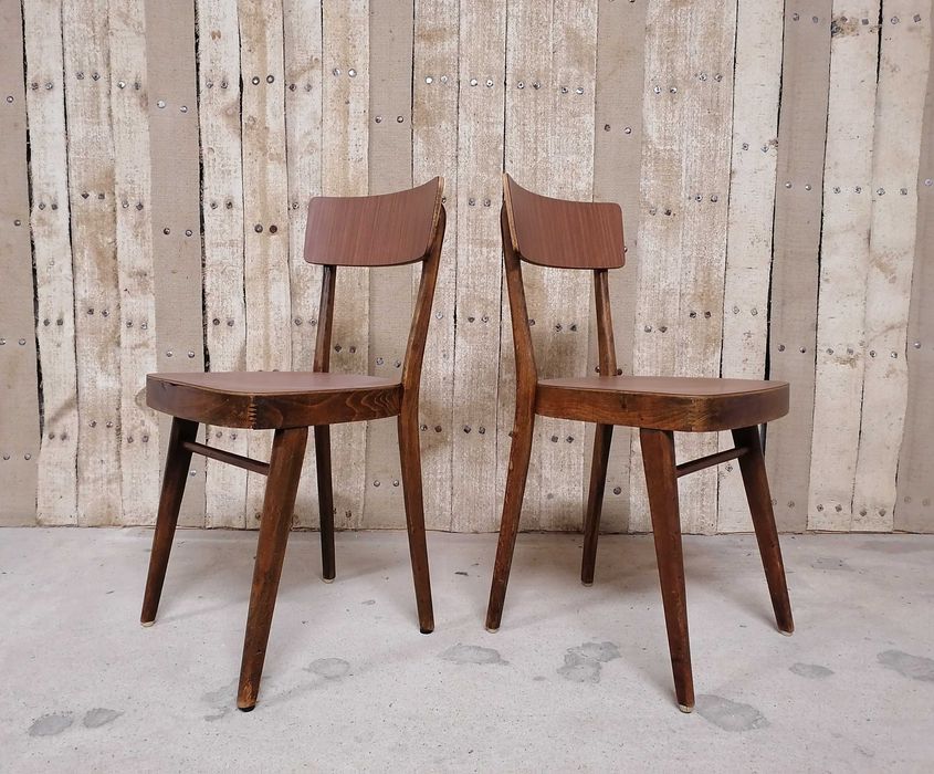 Scaune vechi din lemn stil Mid Century, Italia Gradistea • OLX.ro