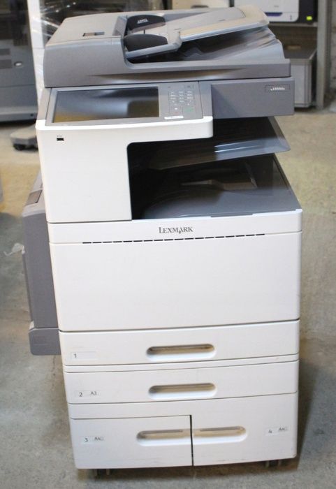 Цветен лазерен МФЦ принтер Lexmark X950de А3 копирна машина гр. София ...