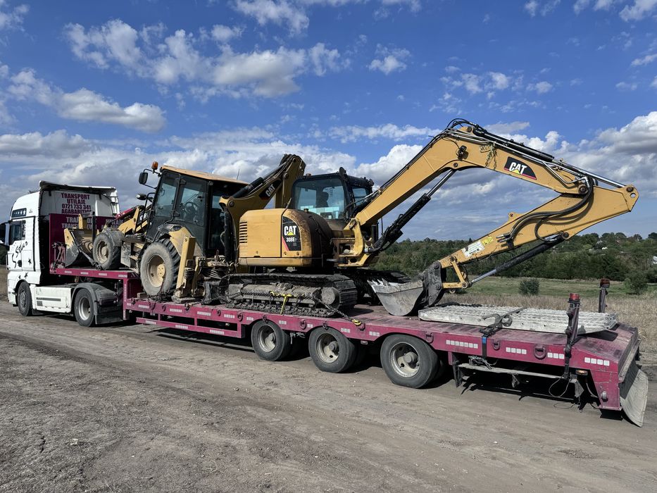 Trailer extensibil cu rampe si troliu/ schimb cu 4 axe sau platf exten ...