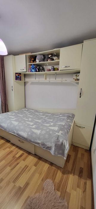 Mobila camera copii/tineret plus saltea memorie Jysk Pitesti • OLX.ro