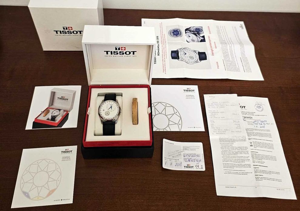 Ceas Tissot România 1918–2018 Limited Edition – set complet Bucuresti ...