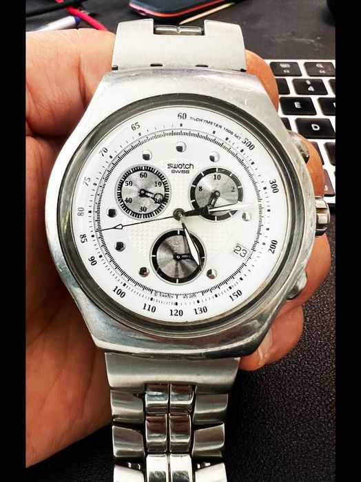 Ceas Swatch Irony Chrono Stainless Steel, 4 jewels Iasi • OLX.ro
