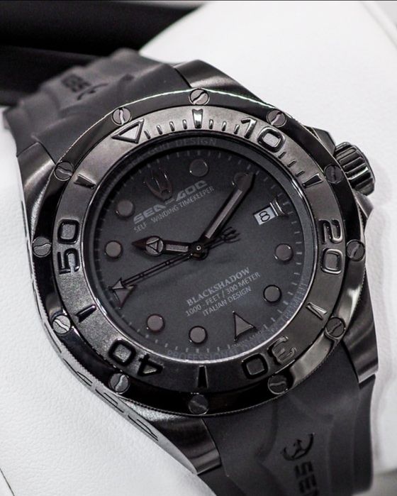 Ceas SEA GOD BlackShadow Date, NOU, NEPURTAT! Vanatori • OLX.ro