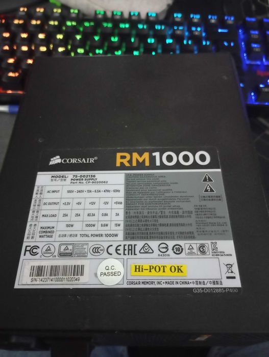 Vand Surse pc Corsair RM 1000 Bucuresti Sectorul 1 • OLX.ro