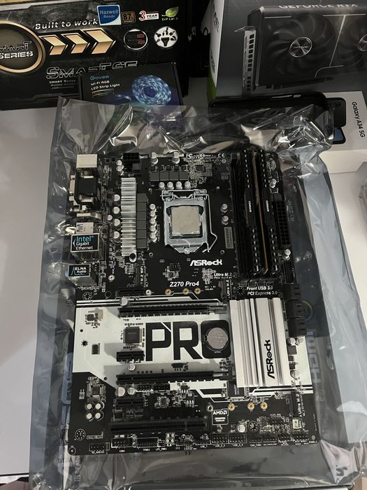Kit intel i7 7700k si asus z270 pro4 32gb ram Mioveni • OLX.ro