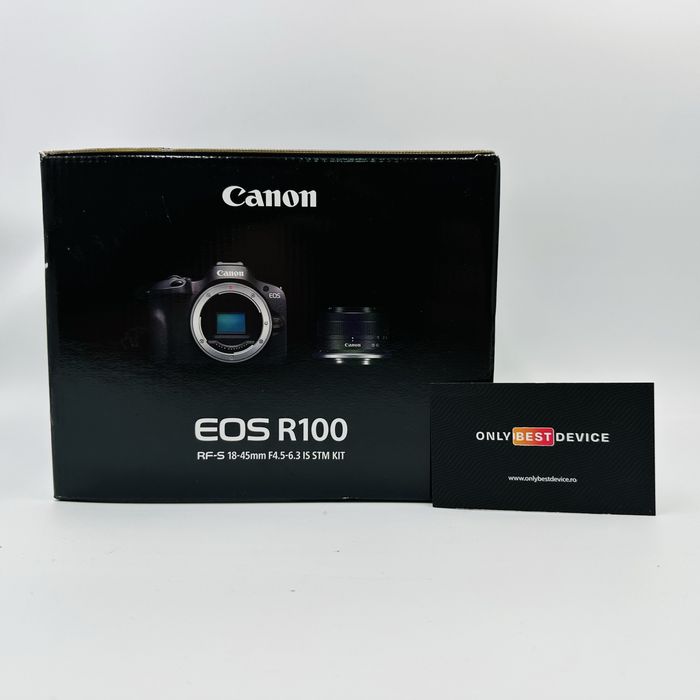 Canon EOS R100 Kit 18-45m Aparat foto mirrorless Bistrita • OLX.ro