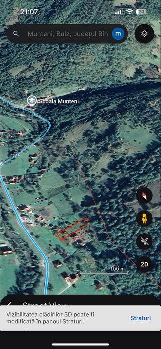 Vând casă și teren în Munteni, comuna Bulz ( Bihor) cu ieșire la DJ ...