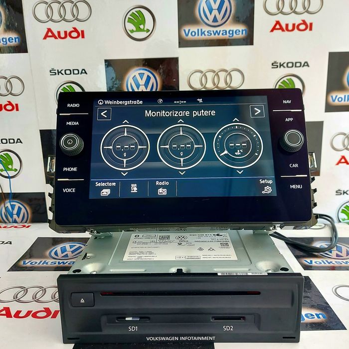 Navigatie Originala MIB 2 DISCOVER media vw passat b8 golf 7 tiguan ...