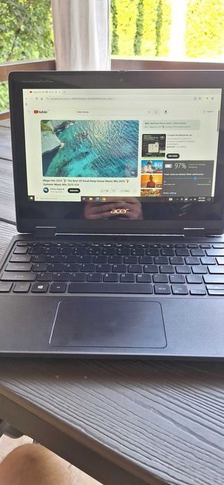 Laptop ACER cu touch screen, 12 inch SSD 128GB Windows 10, USB C ...