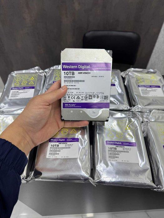 10ТБ Жесткий диск HDD WD PURPLE камеры видеонаблюдения Hikvision: 145 у ...
