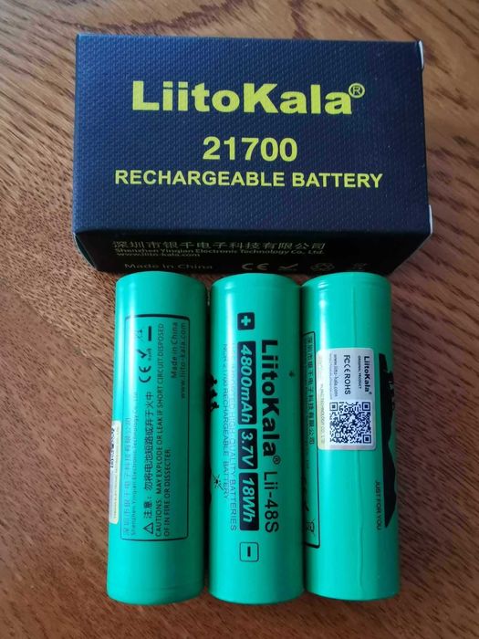 Акумулаторни батерии 21700, LiitoKala 3.7V, 4800mAh гр. Ловеч Младост ...