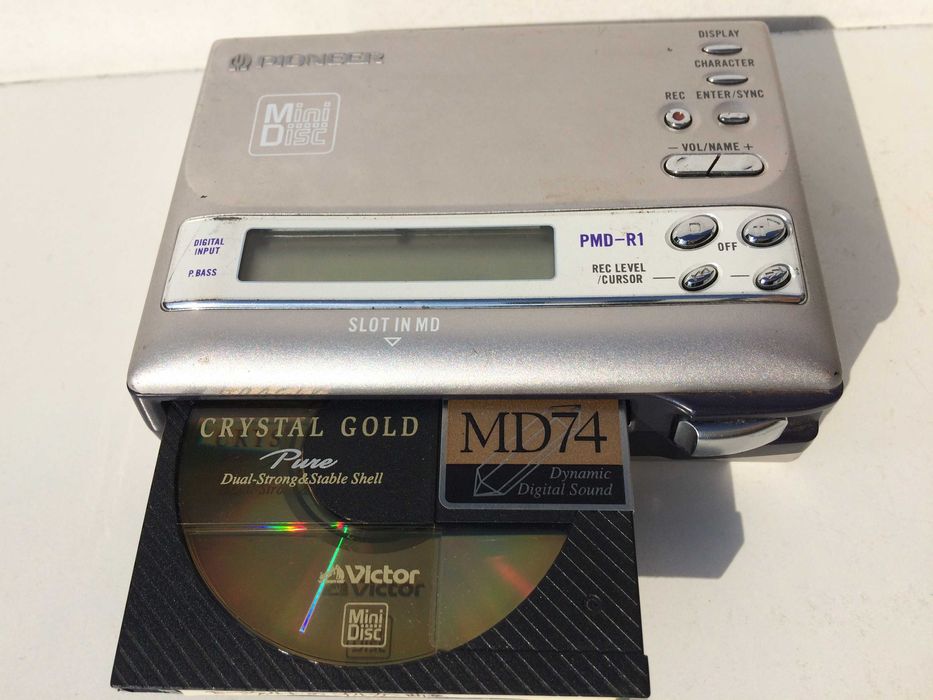 Minidisc Pioneer Recorder portabil walkman MD corp metal Japonia ...