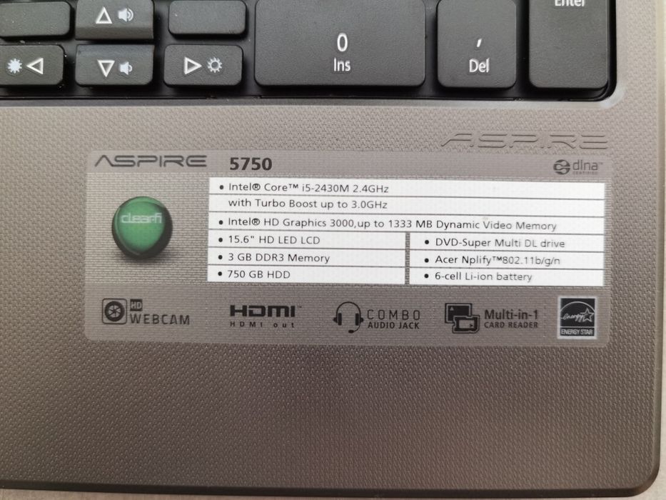Acer Aspire 5750 гр. Варна Централна поща • OLX.bg