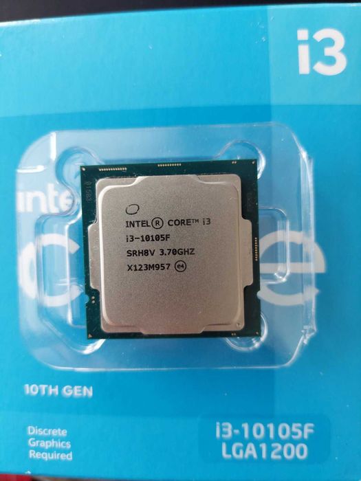 Процесор Intel Core i3-10105 + охладител с вентилатор гр. Казанлък • OLX.bg