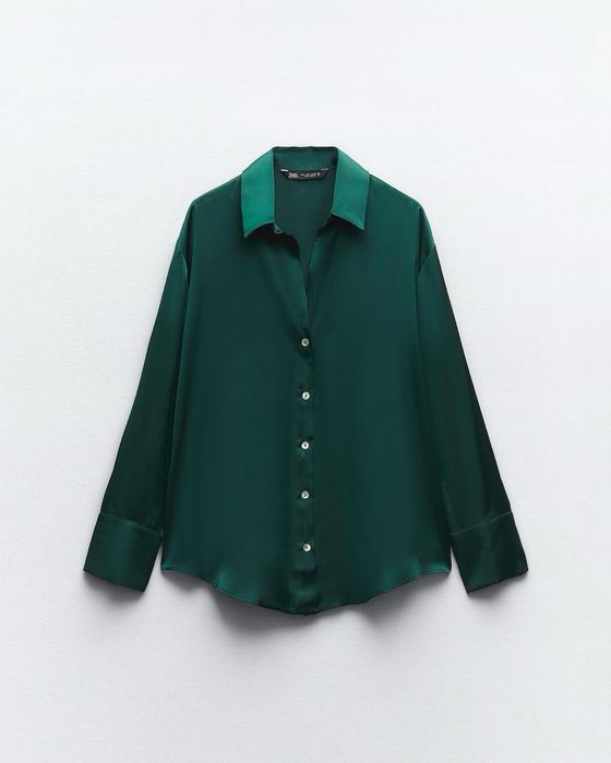 Сатенена риза Zara гр. Пловдив Каменица 1 • OLX.bg