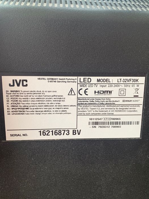 За части телевизор JVC 32' гр. Варна Център • OLX.bg