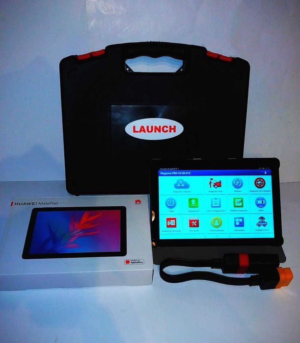 Kit Interfata Auto LAUNCH PRO5S X431 Easydiag + Tableta Android 10.1 ...
