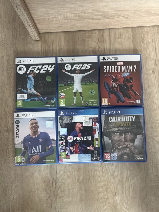 PS5 cu 2 manete si 7 jocuri Targu Jiu • OLX.ro