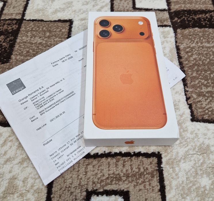 IPhone 17 Pro Max 256GB. SIGILAT // 2 Ani Garantie Alba Iulia • OLX.ro