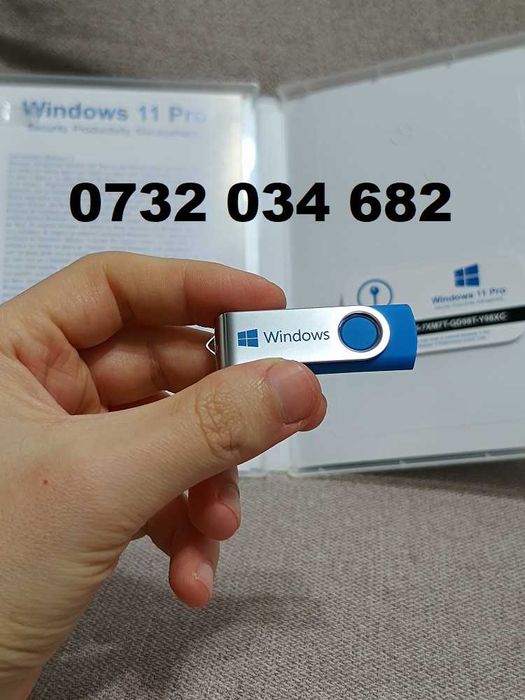 Windows 7, 8.1, 10, 11 Pro original pe stick USB bootabil cu licenta Berceni • OLX.ro