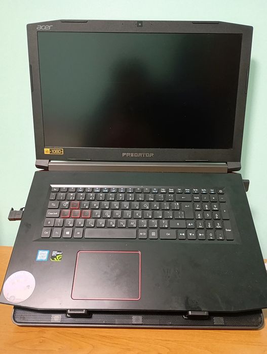 Лаптоп Acer Predator 17.3", GTX 1060 6GB, SSD 128GB, HDD 1TB с. Граф Игнатиево • OLX.bg
