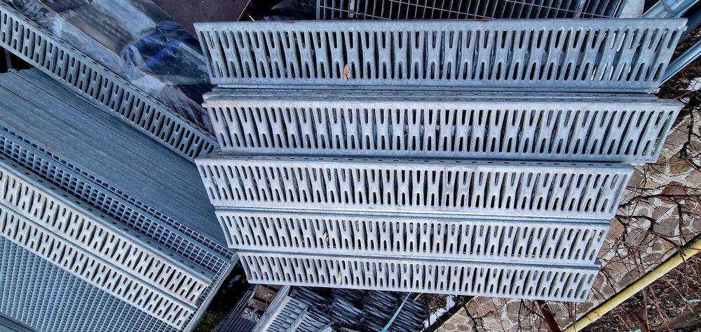 Rigole zincate/gratare zincate/ tablă perforată zincată Pitesti • OLX.ro