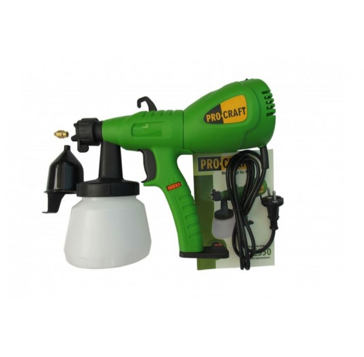 Пистолет за боядисване 550W, дюзи 1.5 мм/1.8 мм, PROCRAFT PSE-550 гр. Стара Загора Самара 1 • OLX.bg