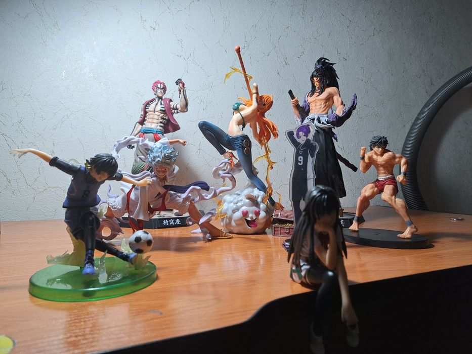 Аниме фигурки, Demon slayer, blue lock, baki, подарок новый год anime ...