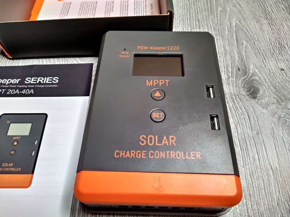 Controler Incărcător Solar PowMr MPPT 20A / 12V 24V, CAMPING, ETC ...