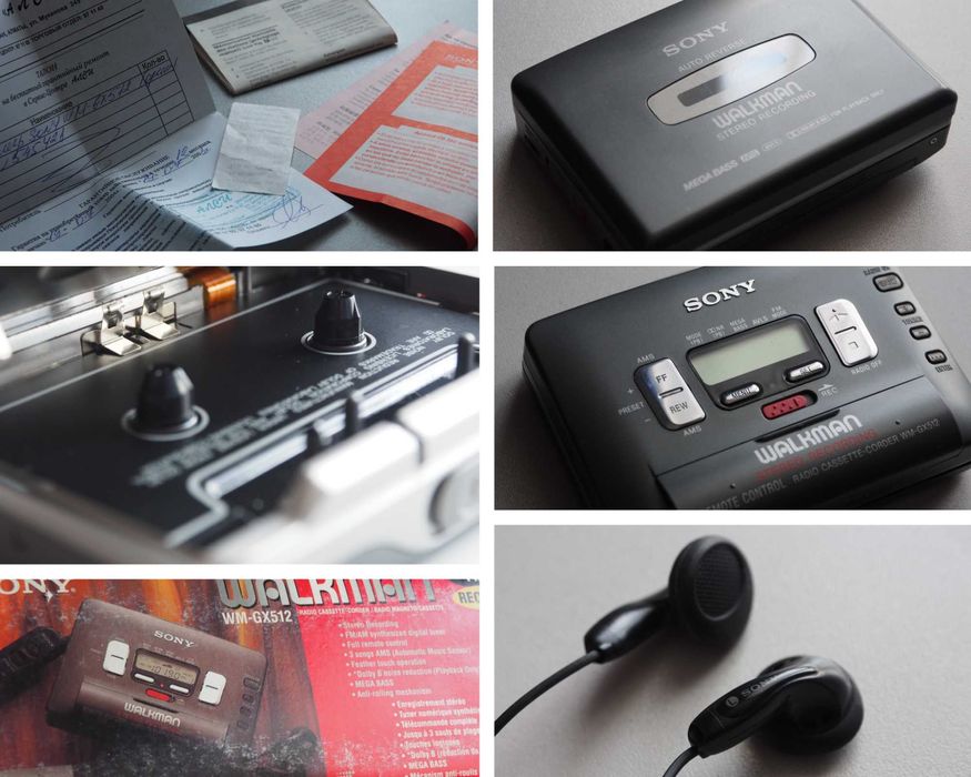 Кассетный плеер Sony Walkman WM-GX 512 - Магнитолы Алматы на Olx