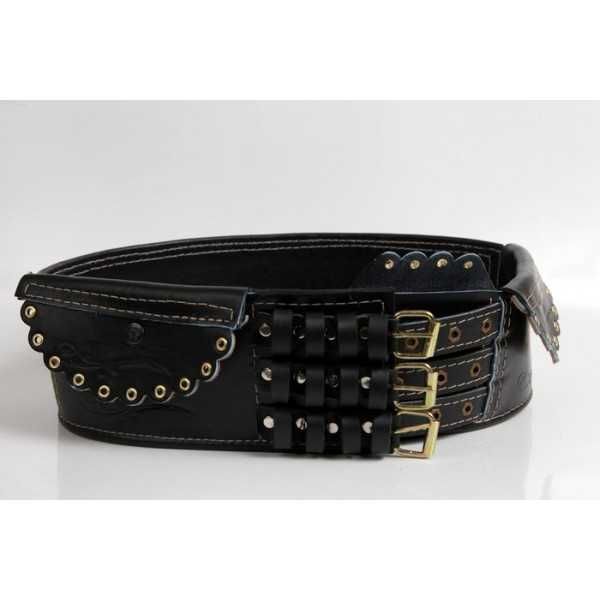 Chimir (serpar) din piele naturala, NEGRU Dej • OLX.ro