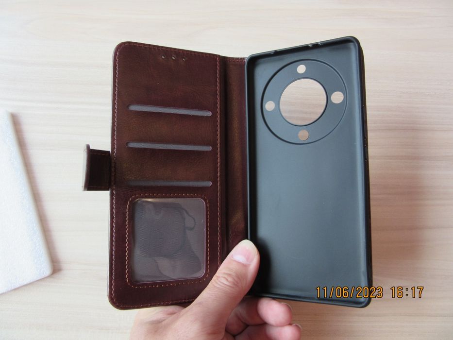 Honor Magic 6 Lite / Magic 5 Lite / Magic 5 Pro / Кожен калъф тефтер гр ...