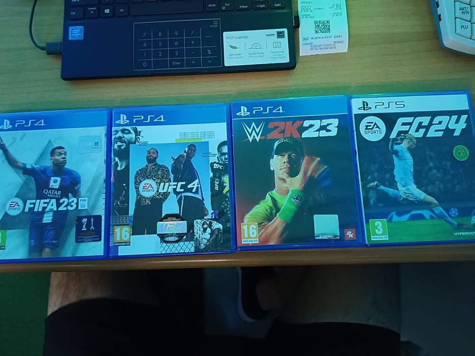 FC 24+UFC 4+W2K 23+FIFA 23 гр. Видин Вида 1 • OLX.bg