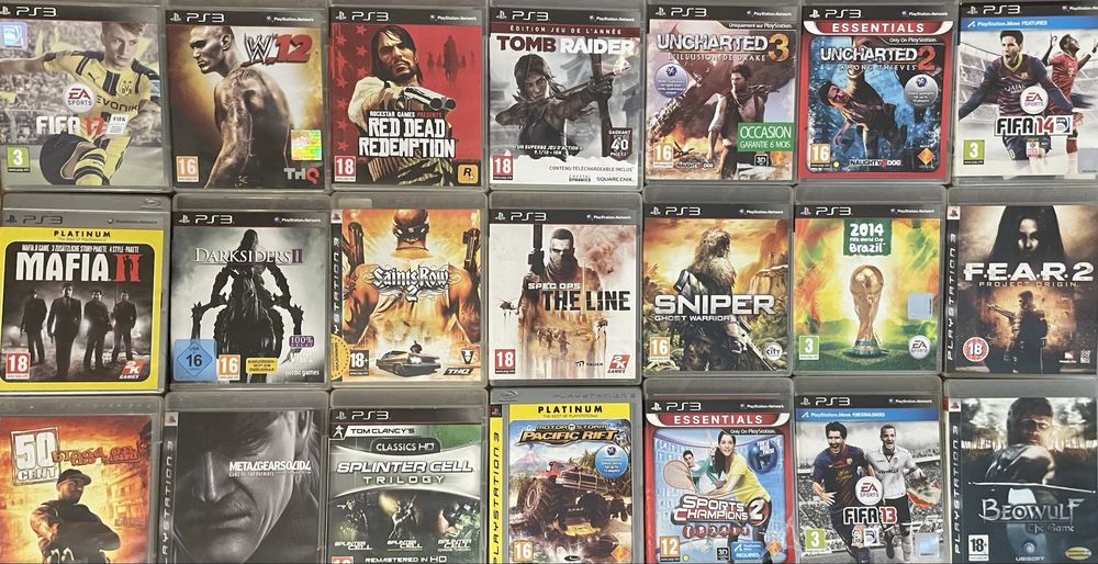 Jocuri ps3, playstation 3 ps4 ps1 ps2 bb1 minecraft gta v, fifa Blajenii de Jos • OLX.ro