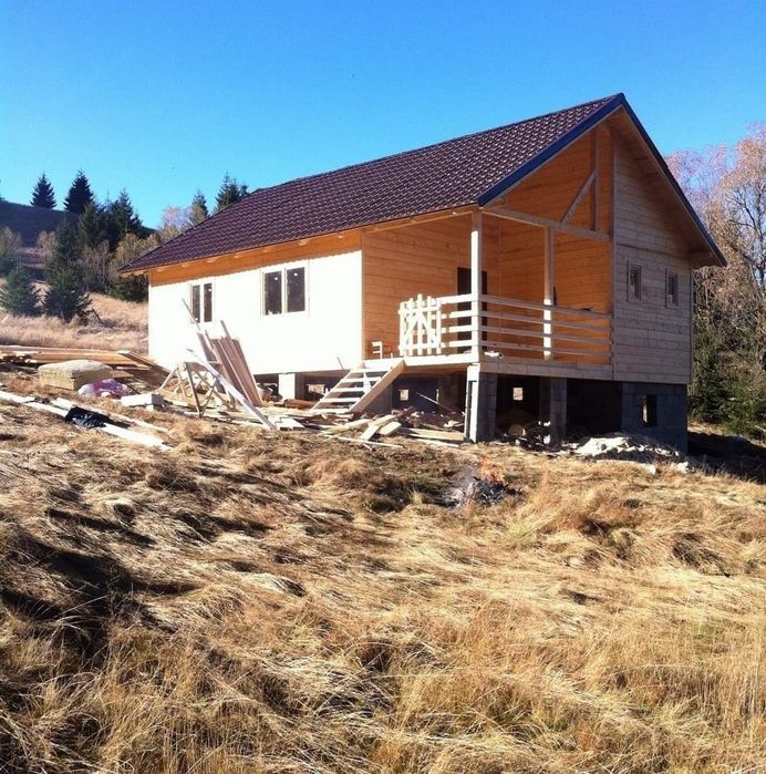 Construim case și cabane din lemn la cheie Sibiu • OLX.ro