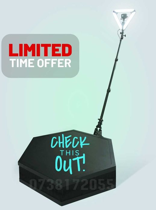 Platforma Video Booth 360 Pachet Complet Automata GoPro 10 Selfie 360 ...