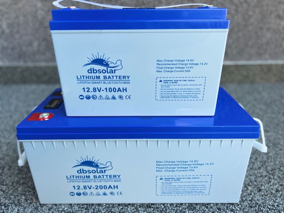 Baterie LifePo4 Acumulator Lithium 200Ah Panouri solare tractiune ...