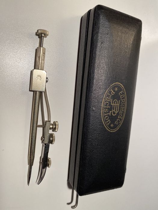 Set compas Richter Pracision RFG vechi 1930 colectionari Bucuresti ...